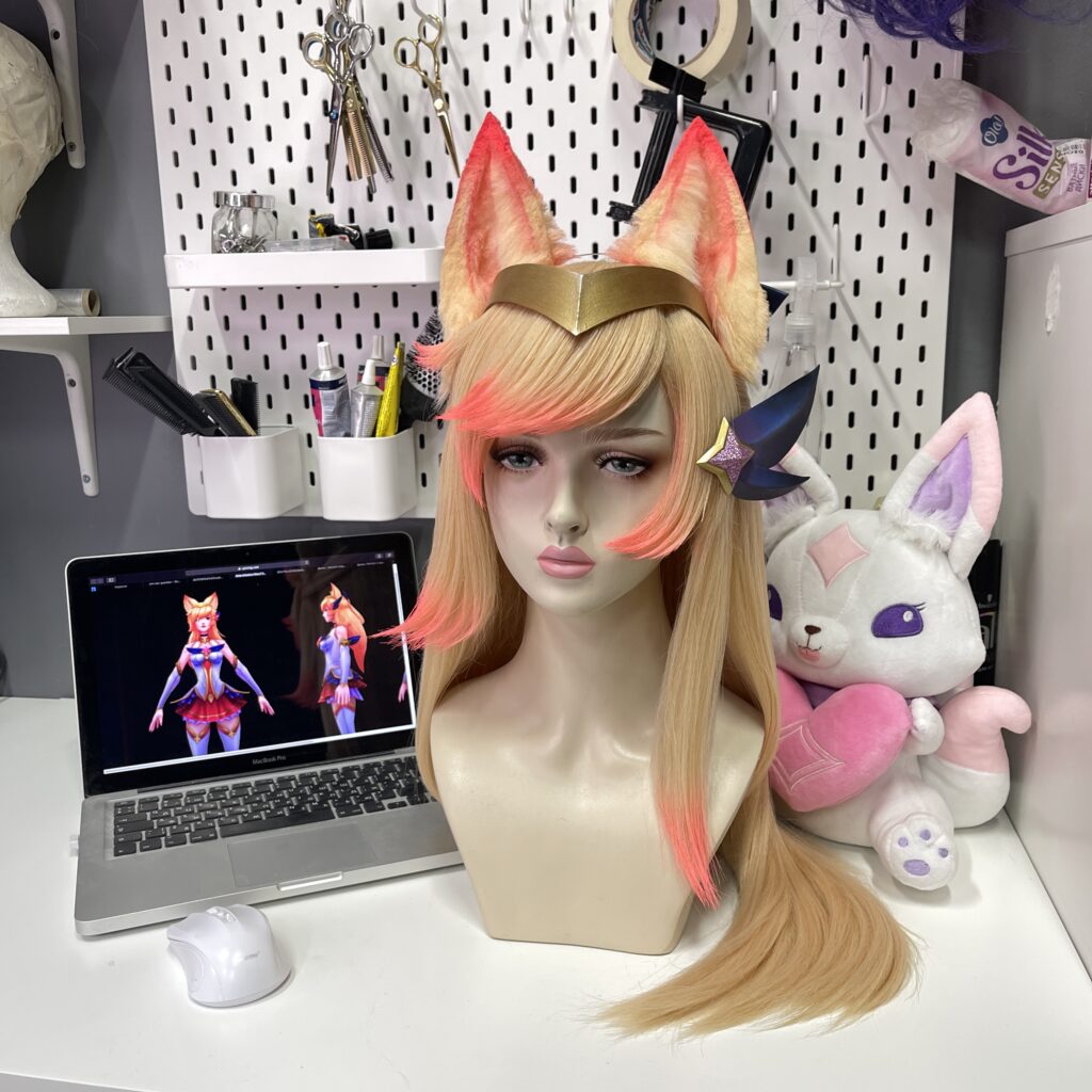 Ahri Star Guardian wig + props – Wisperia Workshop
